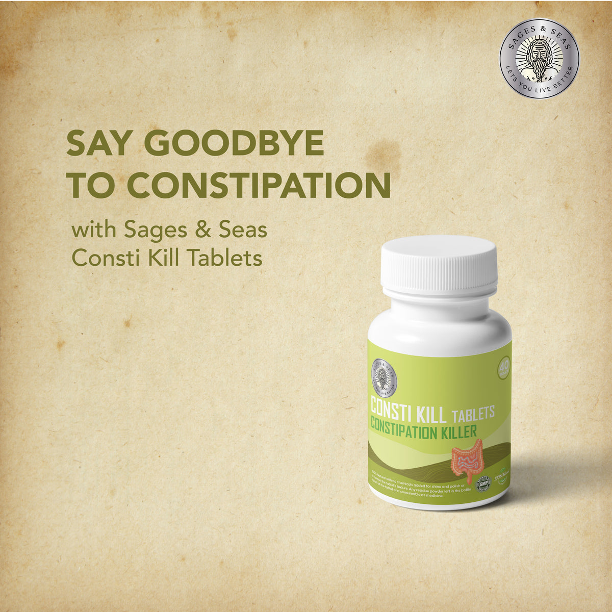 Buy Consti Kill Tablet for Natural Digestive Health | Herbs and Hills ...
